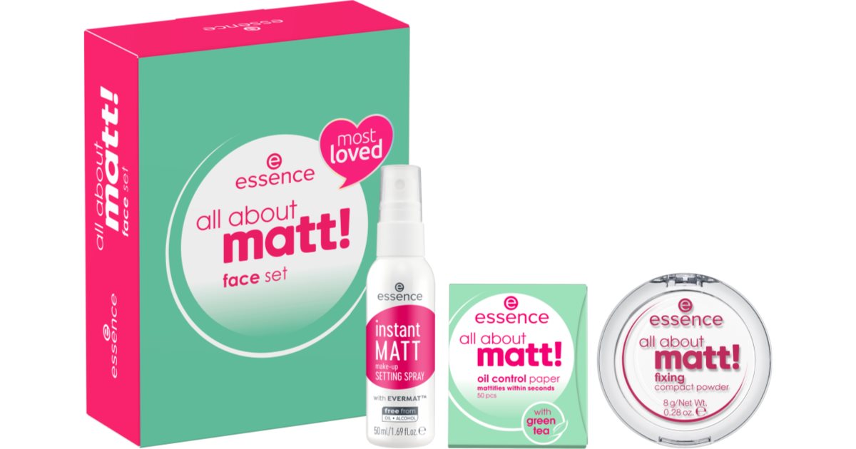essence All About Matt! Gift Set for a matt look | notino.ie
