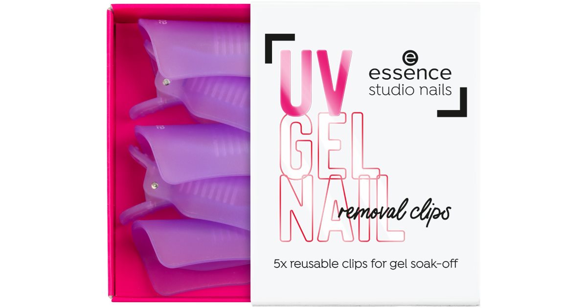 essence studio nails UV GEL NAIL klipsit geelilakan poistoon | notino.fi