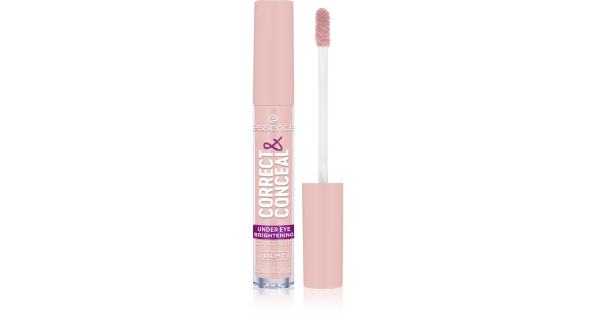 essence CORRECT & CONCEAL Illuminating Concealer for under eye circles ...
