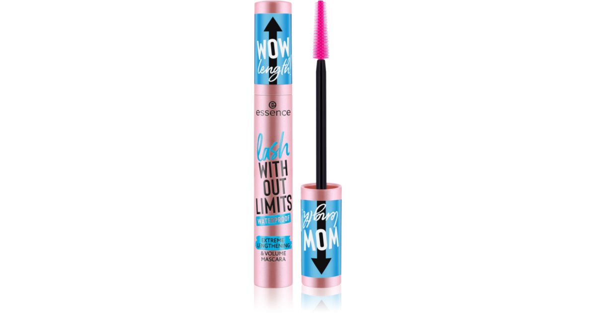 essence lash WITHOUT LIMITS WATERPROOF volumising and lengthening ...