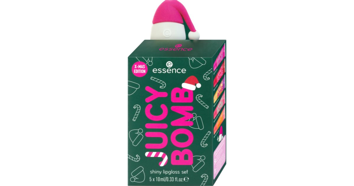 essence Juicy Bomb confezione regalo per le labbra 01 Holly Jolly ...