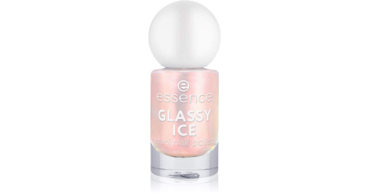 essence GLASSY ICE lak na nehty mini | notino.cz