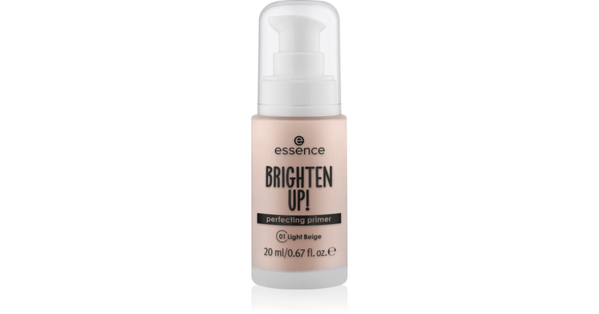 essence BRIGHTEN UP! Perfecting Primer Liquid Primer under makeup ...