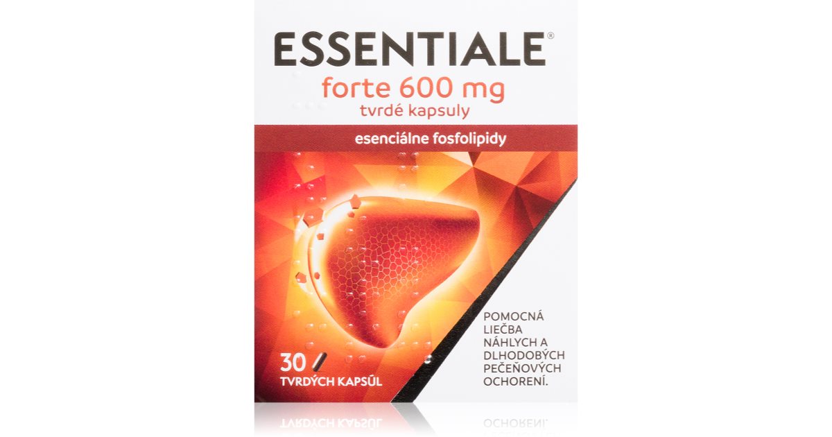 Essentiale Essentiale Forte 600 mg tvrdé tobolky na podporu liečby ...