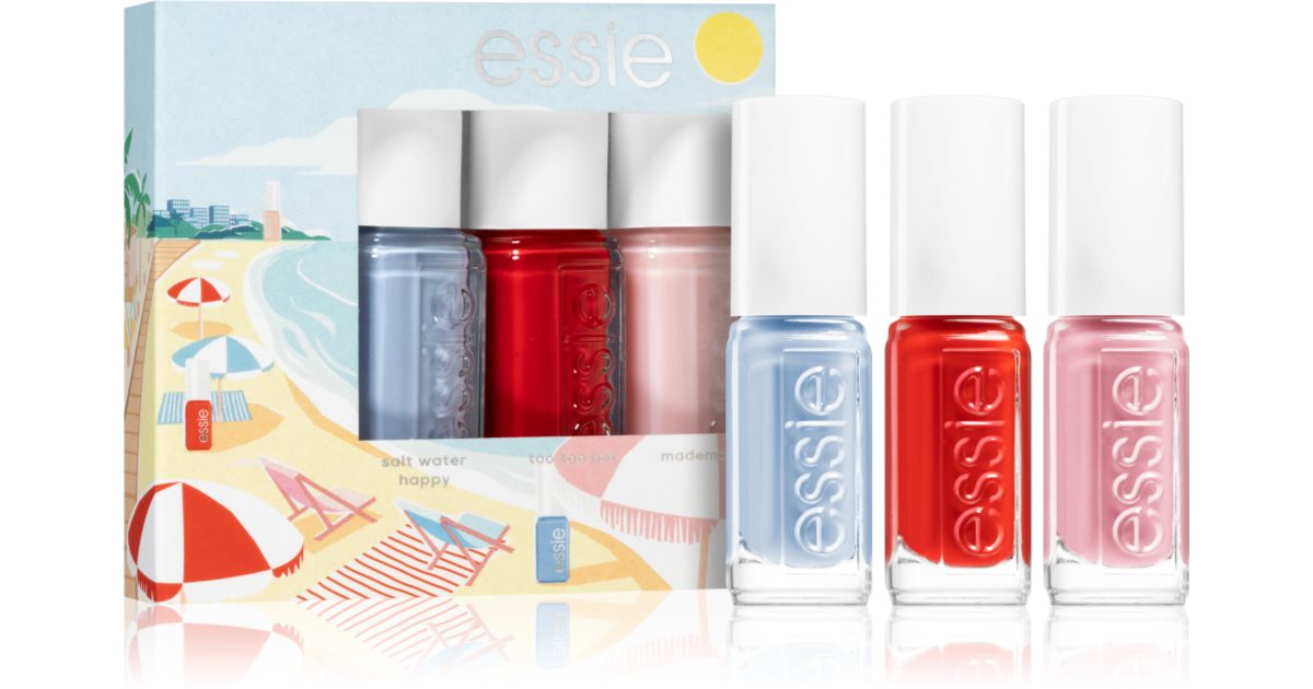 essie mini triopack summer nail polish set 2 see side dinner(II ...