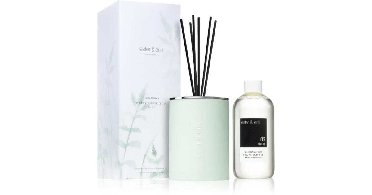 ester & erik room diffuser wild mint & cut grass (no. 03) Aroma ...