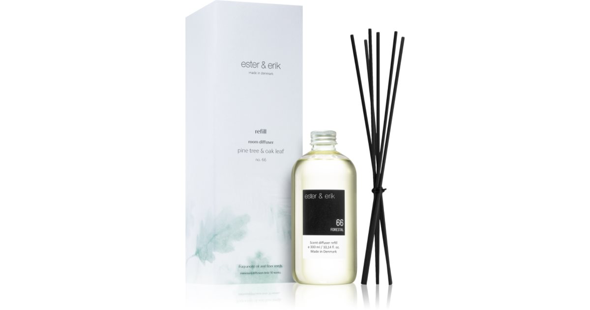 ester & erik room diffuser pine tree & oak leaf (no. 66) refill for ...