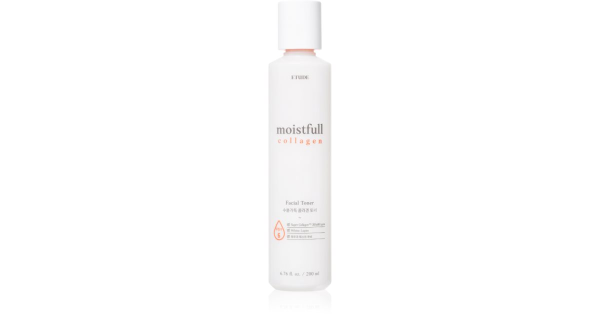 ETUDE Moistfull Collagen Soothing And Hydrating Toner with collagen ...
