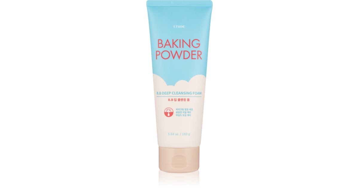 ETUDE Baking Powder crème-mousse nettoyante en profondeur effet ...