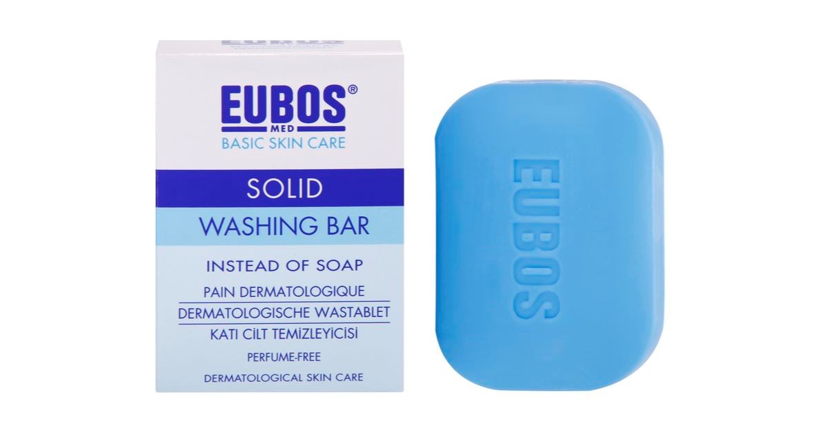 Eubos Basic Skin Care Blue syndet bar fragrance-free | notino.co.uk