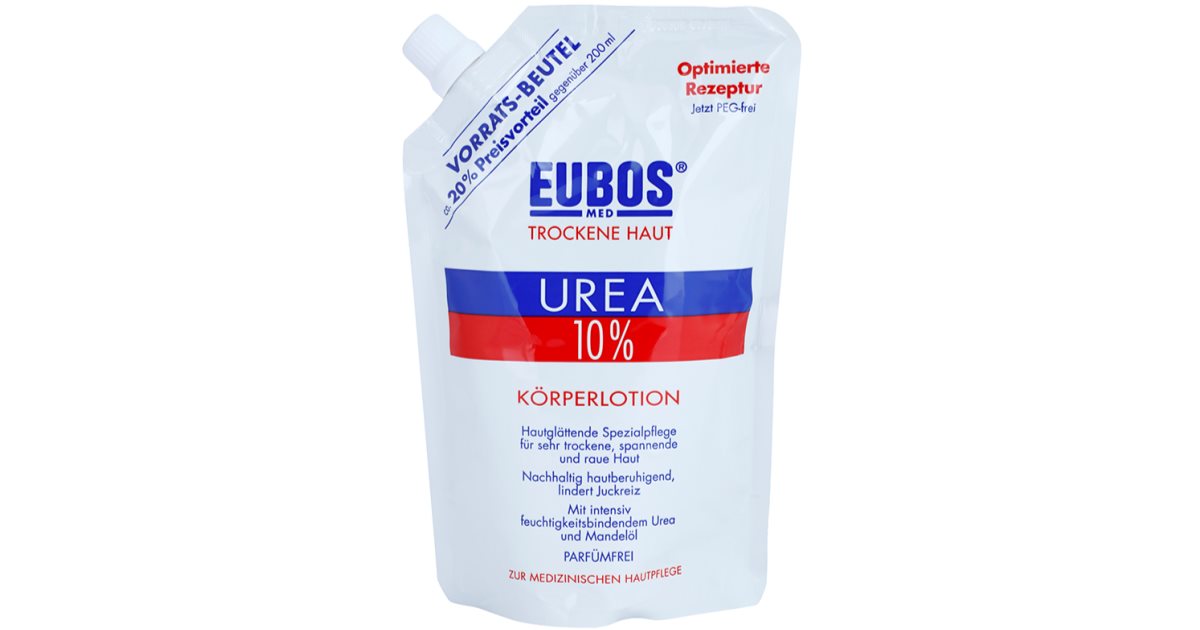 Eubos Dry Skin Urea 10% moisturising body lotion for dry and itchy skin ...
