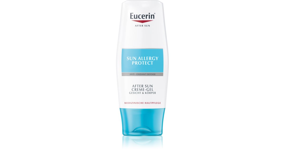 Eucerin Sun After Sun Regenerating Sunscreen Gel for Sun Allergies ...