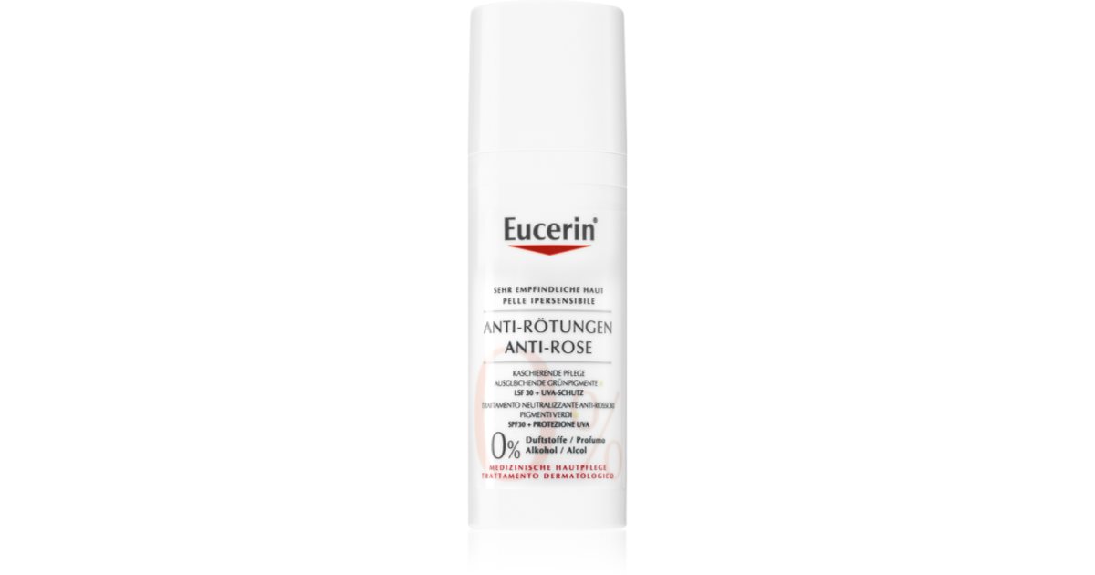 Eucerin Anti-Redness neutralising daily cream with green pigments SPF ...