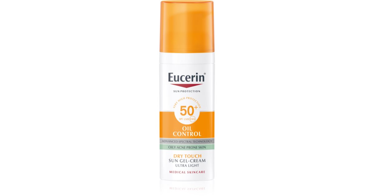 Eucerin Sun Oil Control Protective Cream - Gel Face SPF 50+ | notino.ie