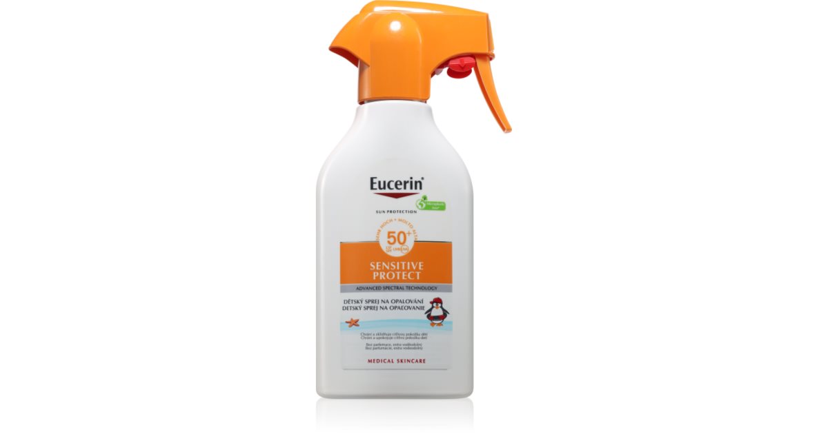 Eucerin Sensitive Protect spray solaire pour enfant SPF 50+ | notino.fr