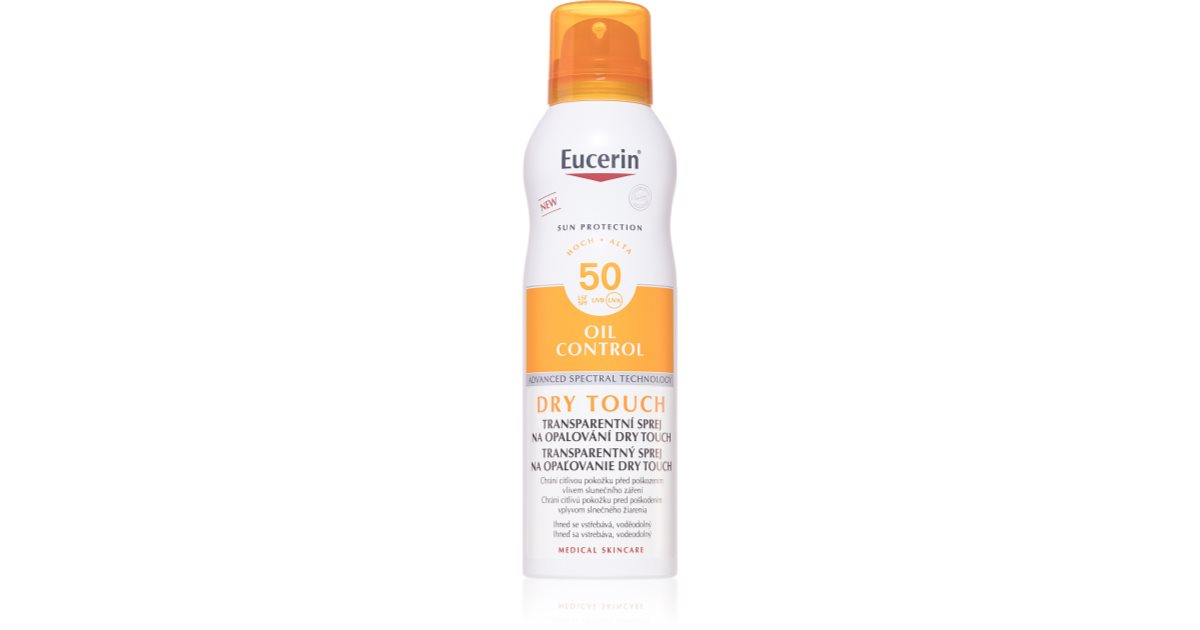 Eucerin Sun Protection transparent sun spray SPF 50 | notino.co.uk
