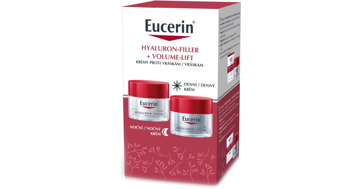 Eucerin Hyaluron-Filler +Volume-Lift Christmas gift set (to treat deep ...