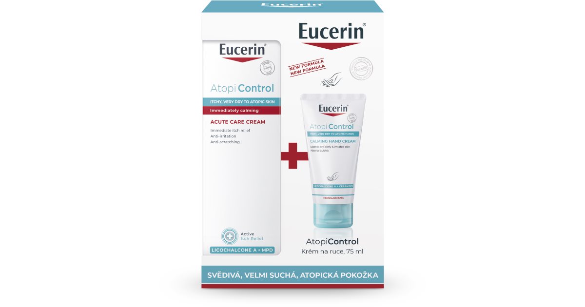 Eucerin AtopiControl Acute gift set for dry and itchy skin | notino.co.uk