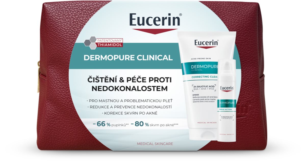 Eucerin DermoPure Clinical Triple Action Gift Set for women | notino.ie