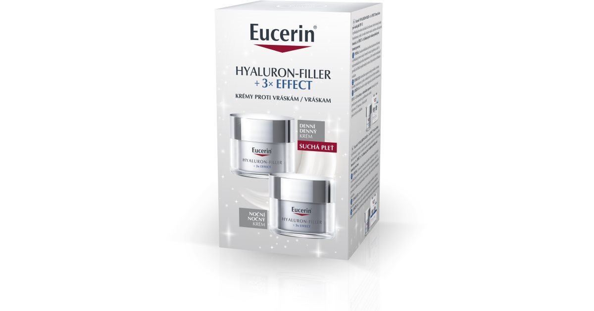 Eucerin Hyaluron-Filler + 3x Effect conditionnement avantageux anti-rides | notino.fr