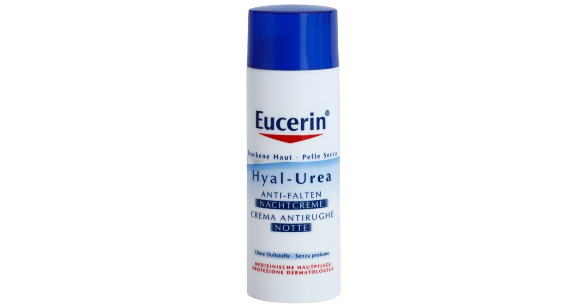 Eucerin Hyal-Urea Anti-Wrinkle Night Cream For Dry To Atopic Skin ...