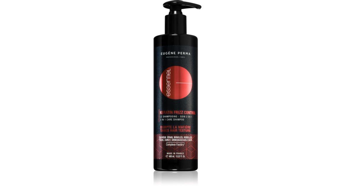 EUGÈNE PERMA Essential Keratin Frizz Control shampoo for curly and wavy ...