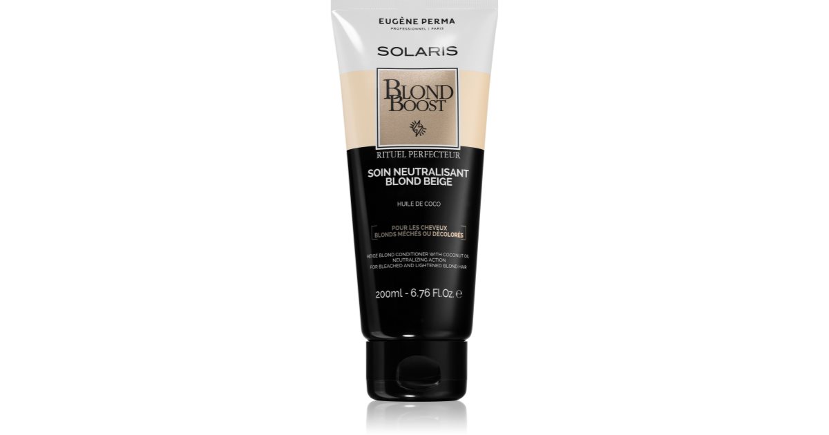 EUGÈNE PERMA Solaris Blond Care Fugtende balsam der neutraliserer gule ...