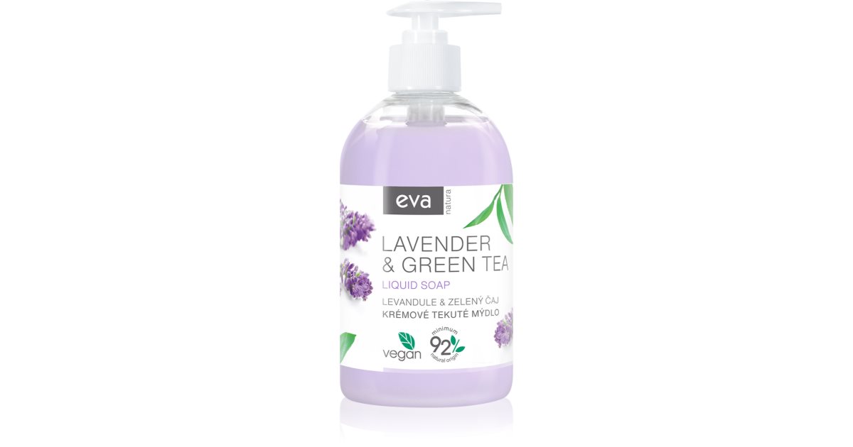 Eva Natura Lavender & Green Tea cream liquid soap for hands | notino.co.uk