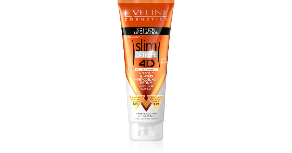 Eveline Cosmetics Slim Extreme Intensive Slimming Serum with cooling ...