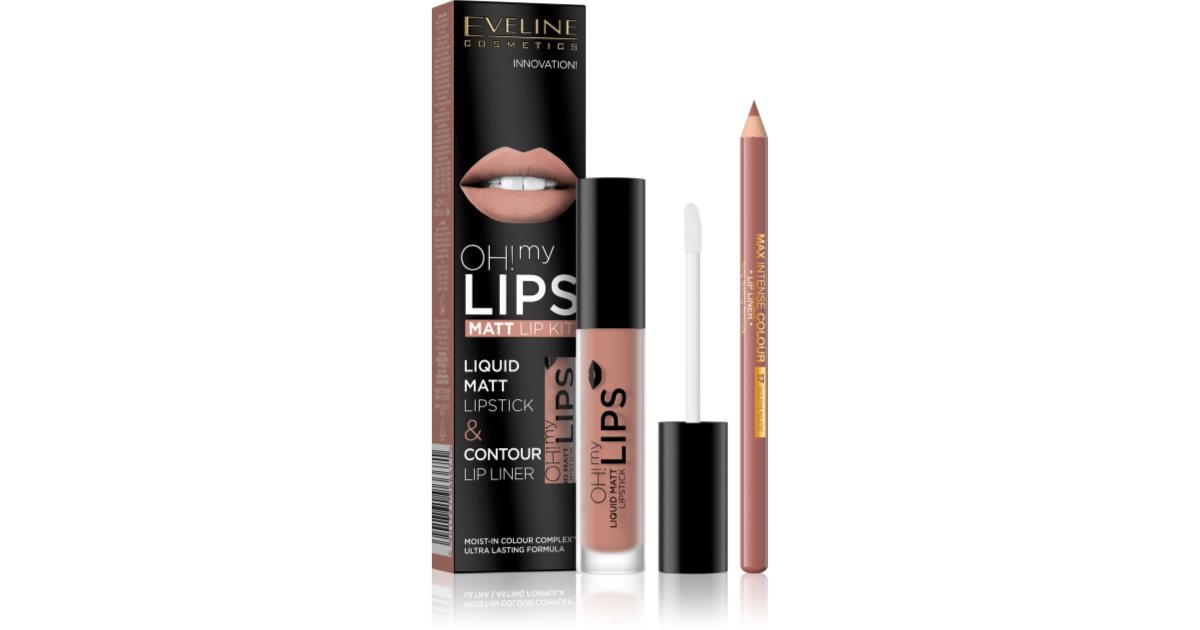 Eveline Cosmetics OH! my LIPS Matt set za ustnice | notino.si