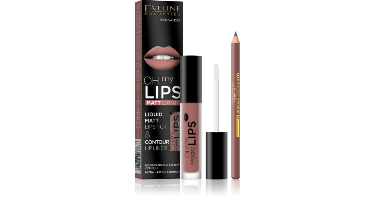 Eveline Cosmetics OH! my LIPS Matt lip set | notino.co.uk