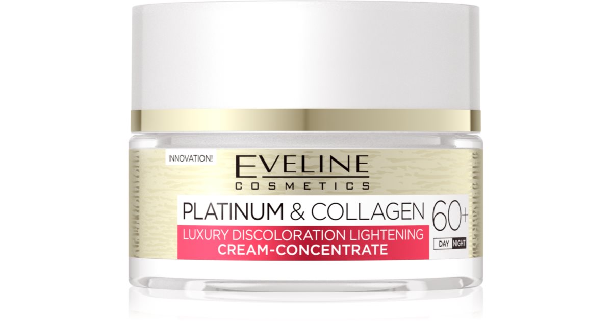 Eveline Cosmetics Platinum & Collagen Day And Night Anti - Wrinkle ...