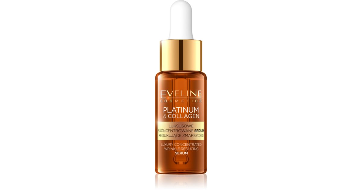 Eveline Cosmetics Platinum & Collagen skoncentrowane serum przeciw zmarszczkom