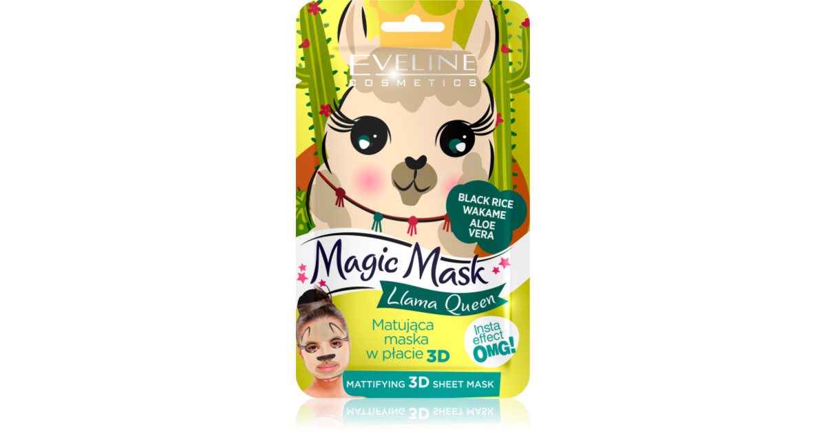 Eveline Cosmetics Magic Mask Lama Queen Normaliseeriv ja matistav mask ...