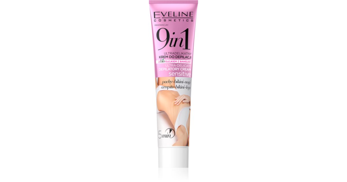Eveline Cosmetics Sensitive hair removal cream for sensitive skin ...