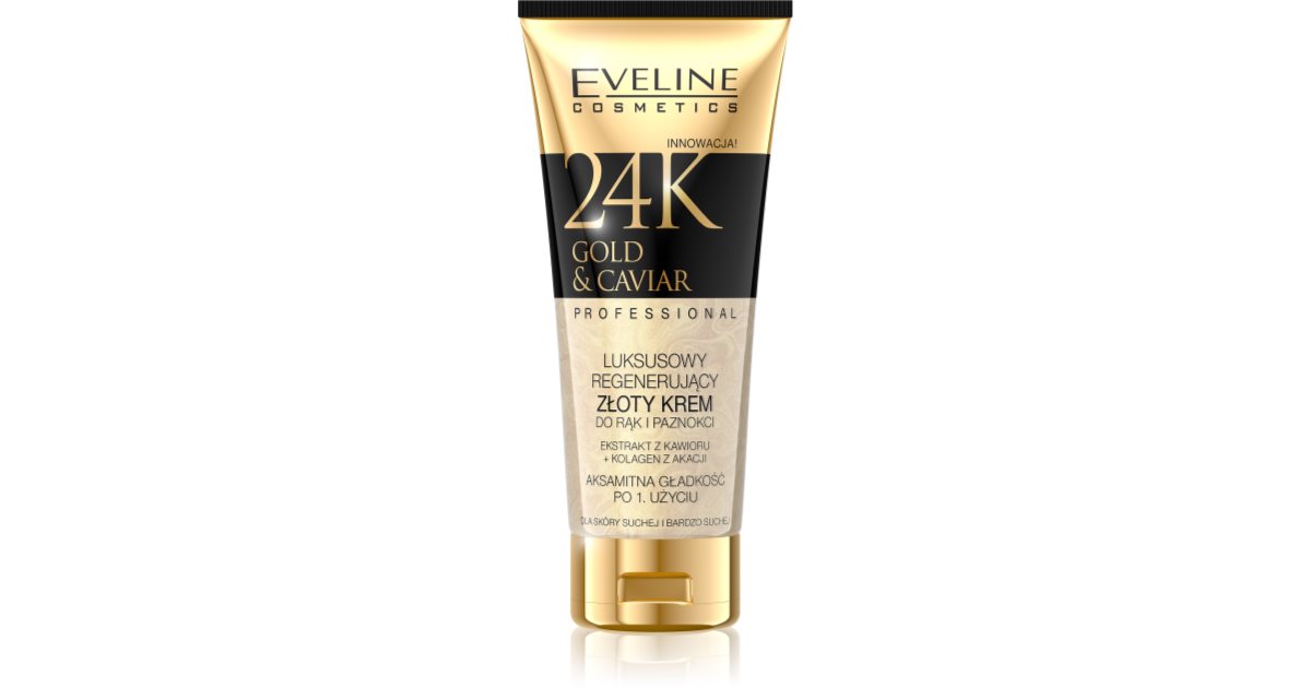 Eveline Cosmetics 24k Gold & Caviar hand & nail cream | notino.co.uk