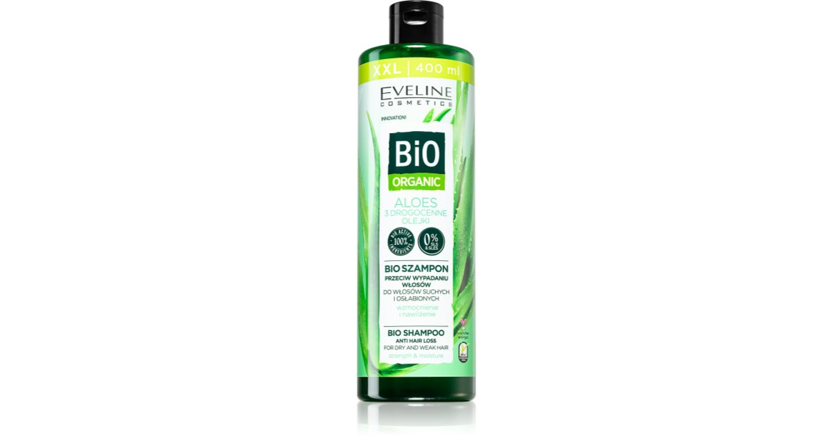 Eveline Cosmetics Bio Organic Natural Aloe Vera Anti-Hair Loss Shampoo ...