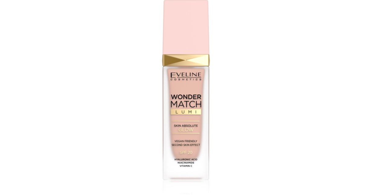 Eveline Cosmetics Wonder Match Lumi moisturising smoothing foundation SPF 20 | notino.co.uk
