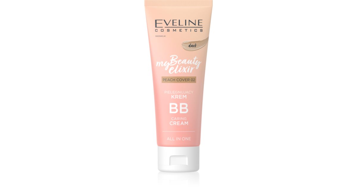 Eveline Cosmetics My Beauty Elixir Peach Cover Hydrating BB Cream ...