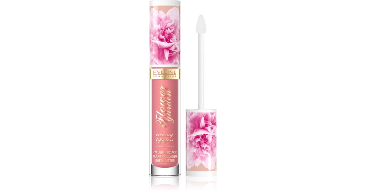 Eveline Cosmetics Flower Garden creamy lip gloss with hyaluronic acid | notino.co.uk