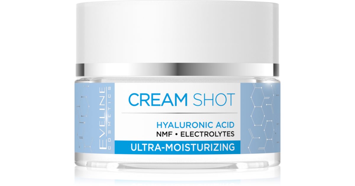 Eveline Cosmetics Cream Shot Hyaluronic Acid crème hydratation intense ...
