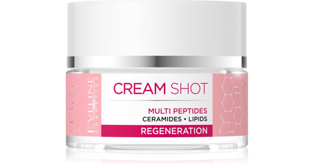 Eveline Cosmetics Cream Shot Multi Peptides restoring cream with anti ...