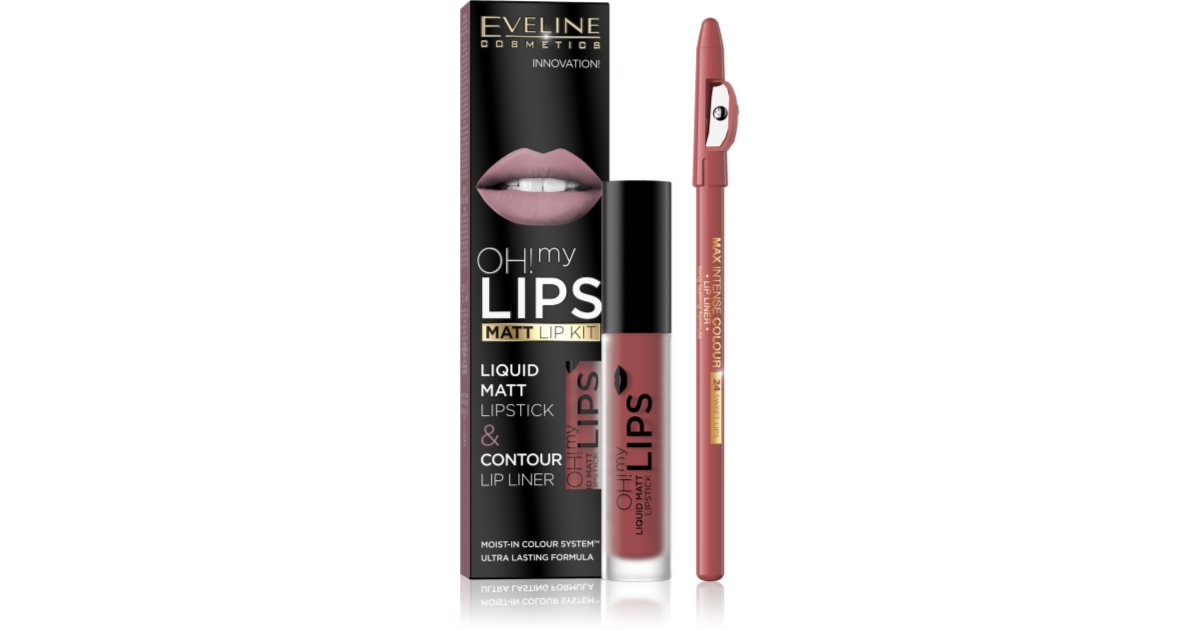Eveline Cosmetics OH! my LIPS Matt lip set | notino.co.uk