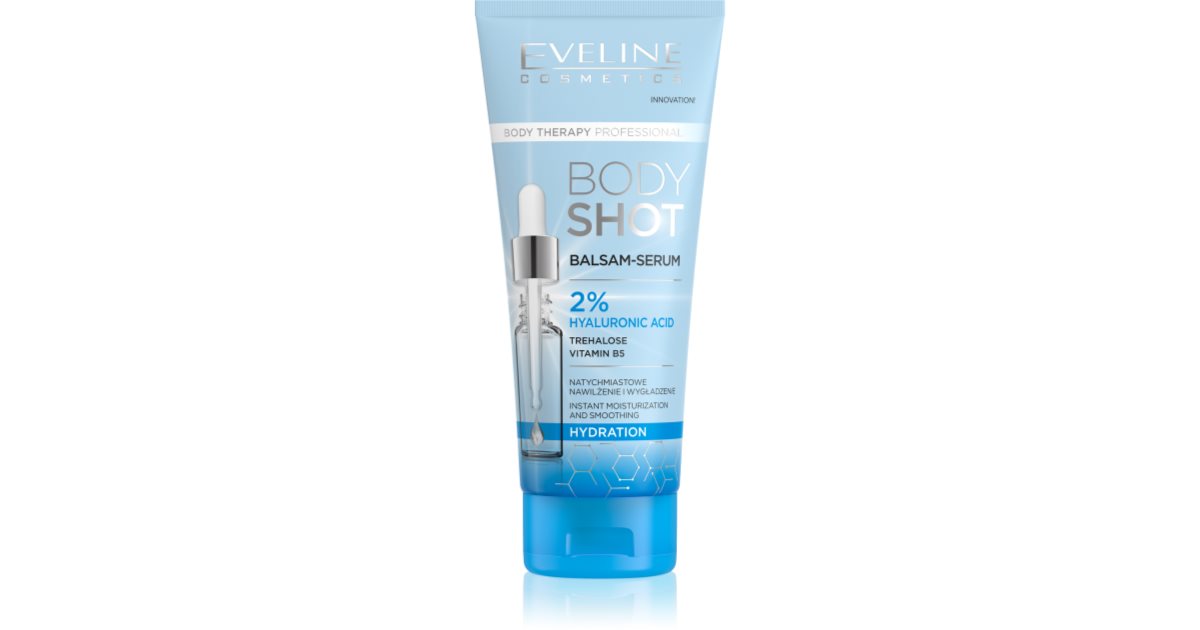 Eveline Cosmetics Body Shot 2% Hyaluronic Acid baume hydratant en ...