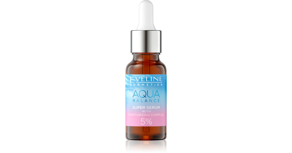 Eveline Cosmetics Aqua Balance Trehalose + PGA Acid intensely hydrating serum with hyaluronic ...