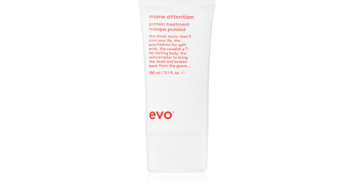 EVO Repair Mane Attention deeply moisturising mask for damaged and ...