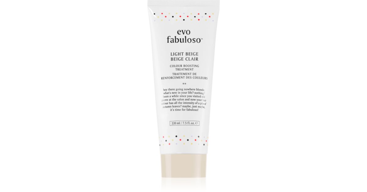 EVO Fabuloso Colour Boosting Treatment Conditioner voor Accentueren van ...