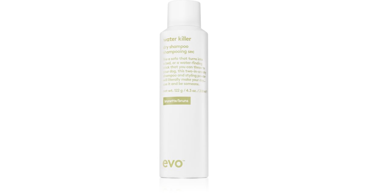 EVO Water Killer Dry Shampoo shampoing sec pour cheveux foncés | notino.be