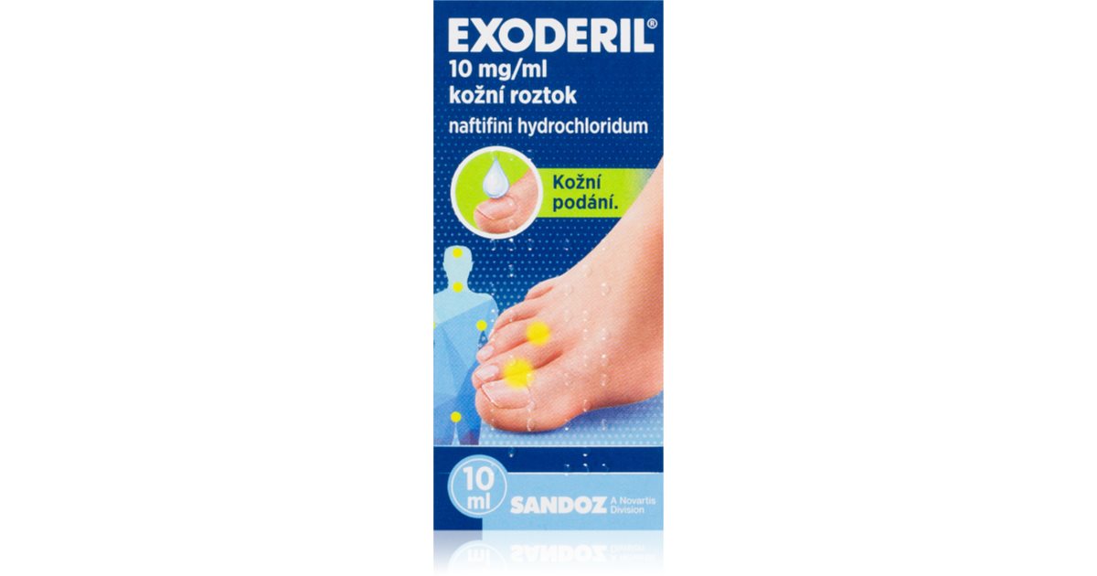 Exoderil Exoderil 10 mg/ml DRM SOL kožní roztok | notino.cz