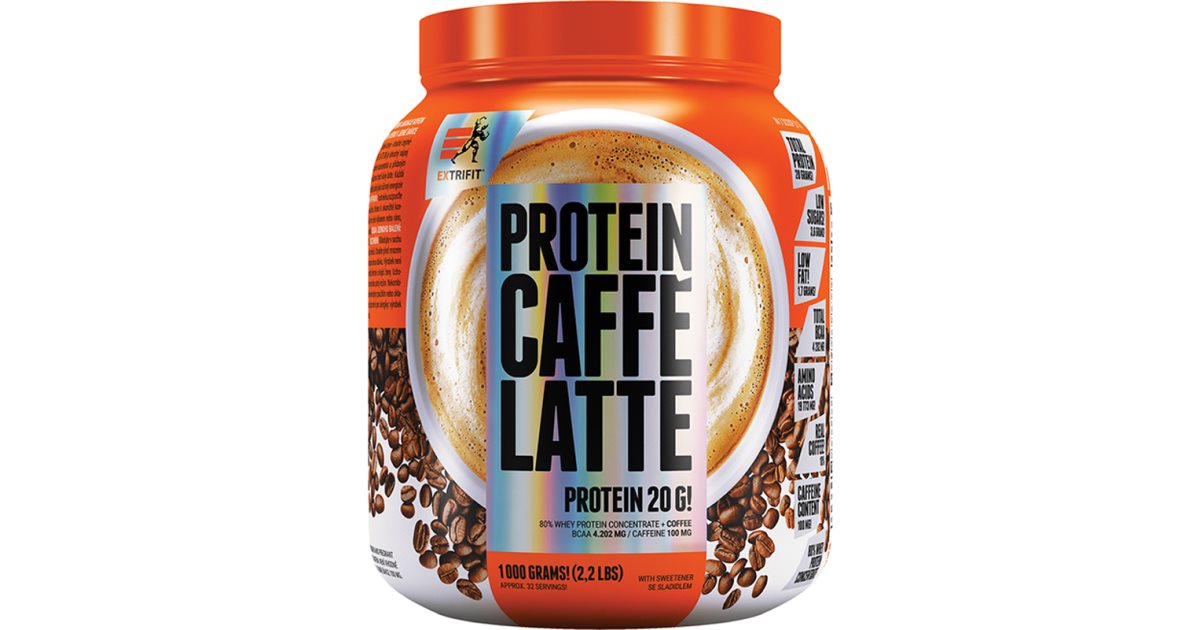 Extrifit Protein Caffé Latte 80 Molkenprotein mit Koffein